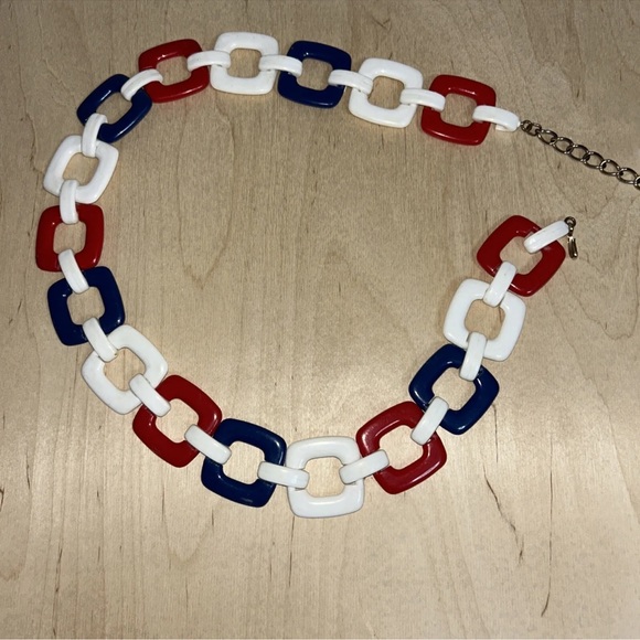 unbranded | Accessories | Retro Vintage Plastic Red White And Blue Belt ...